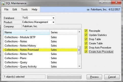 A get/ change operation on table 'CN_Notes_Promised' failed accessing ...
